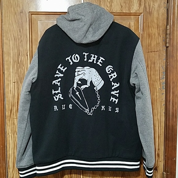 Ruckus Apparel | Jackets & Coats | Ruckus Hooded Varsity Jacket | Poshmark
